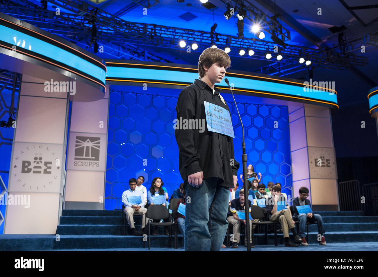 Benjamin Kulas, 13, de Nashville, Tennessee, participa en la semifinal ...