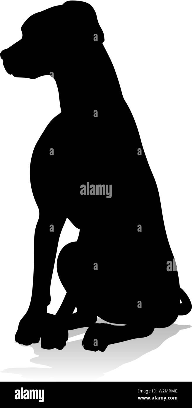 Siluetas De Perro Sabueso Imágenes Recortadas De Stock Alamy