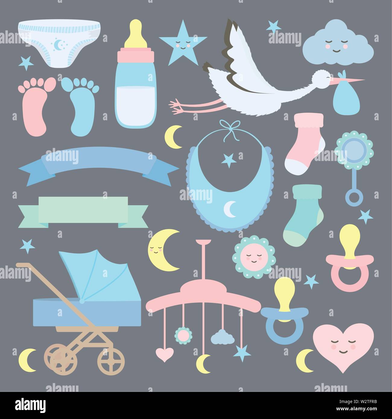 Elementos De Primavera Para Baby Shower