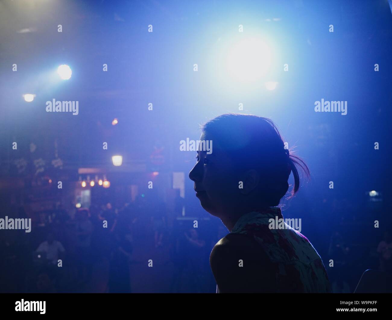 190815 Beijing Agosto 15 2019 Xinhua Un Miembro De La Banda