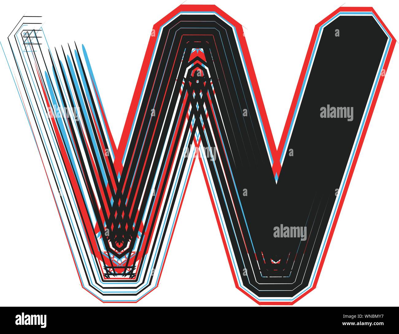 Letra w Imágenes recortadas de stock - Alamy