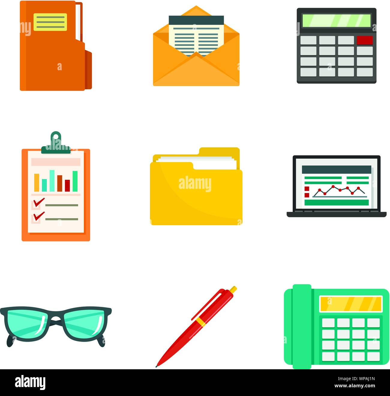Conjunto de iconos de contabilidad. Plano de conjunto de iconos ... Conjunto de iconos de contabilidad. Plano de conjunto de iconos ...
