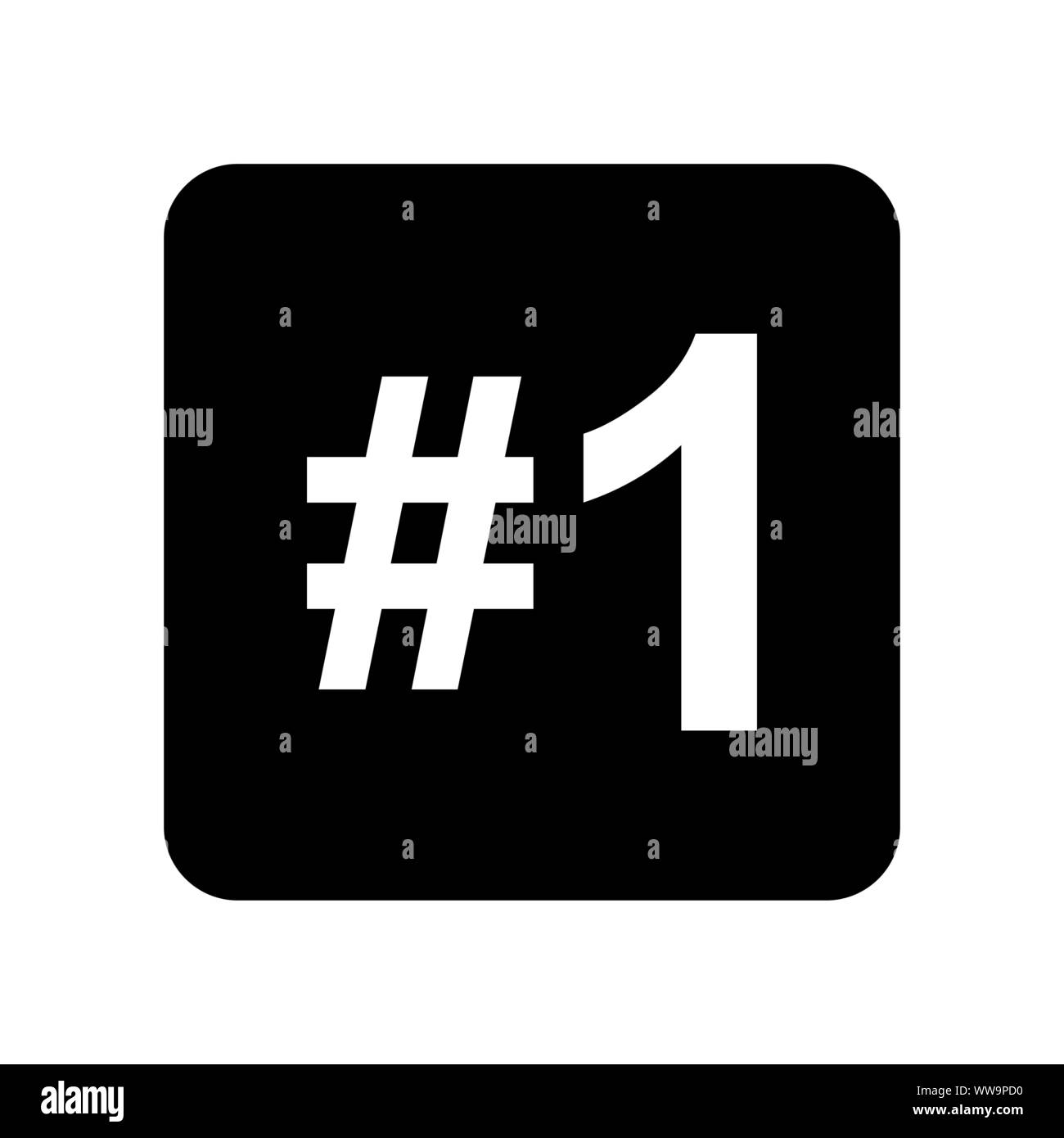 Icono de uno Imágenes vectoriales de stock - Alamy