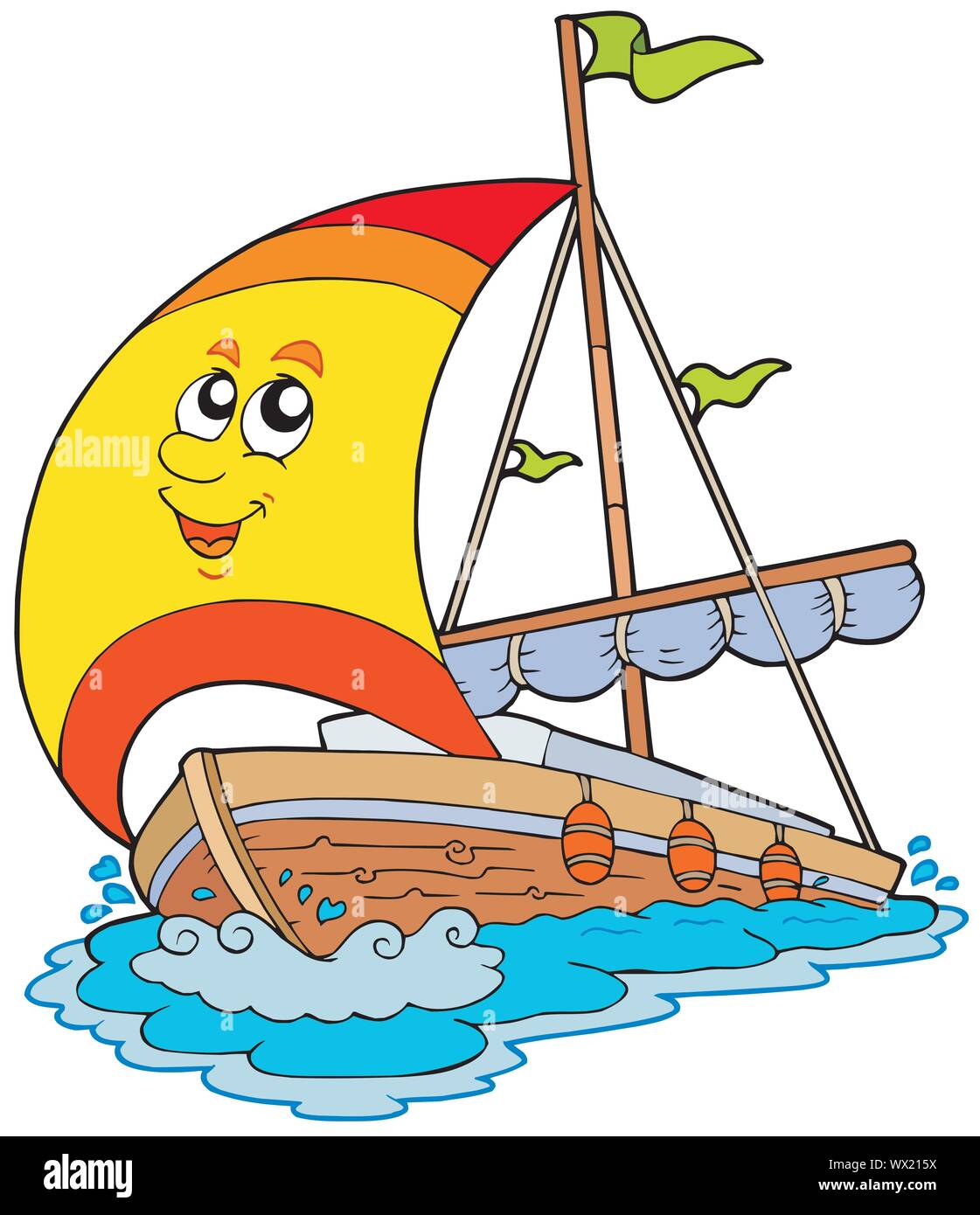Boating Cartoon Clipart Enthralling