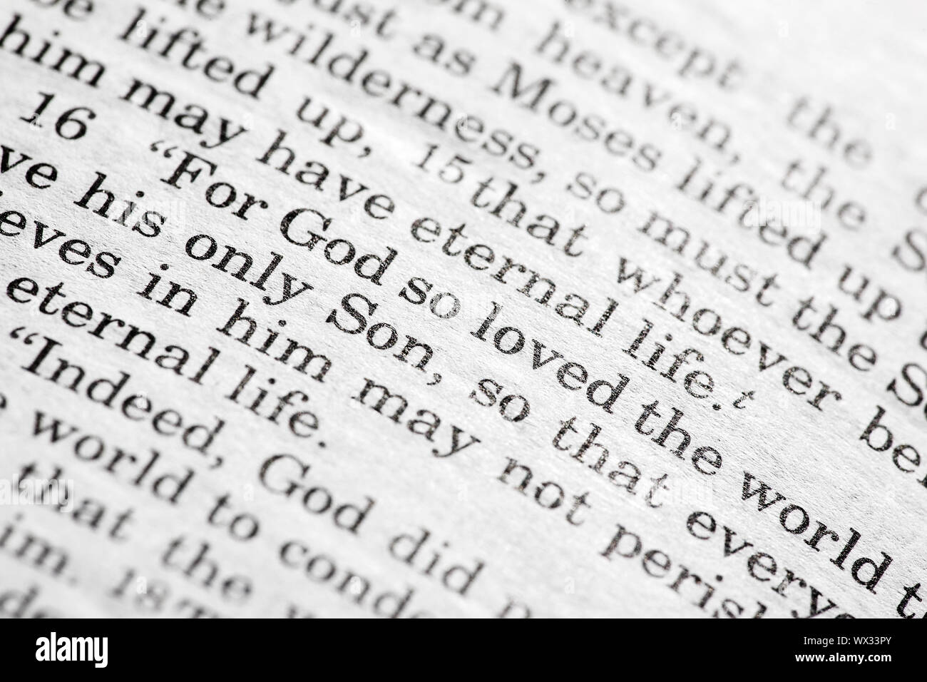 Juan 3 16 En La Biblia Cristiana Porque De Tal Manera Amó Dios Al