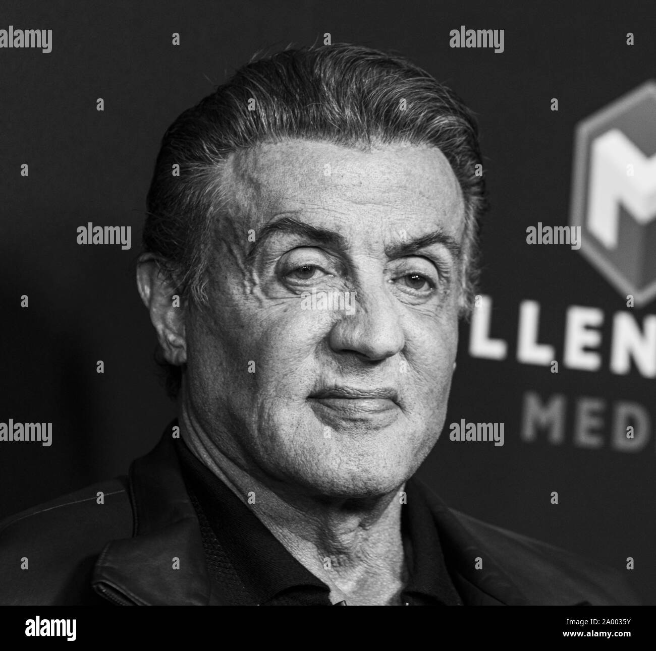 Sylvester stallone rambo Banque d'images noir et blanc - Alamy
