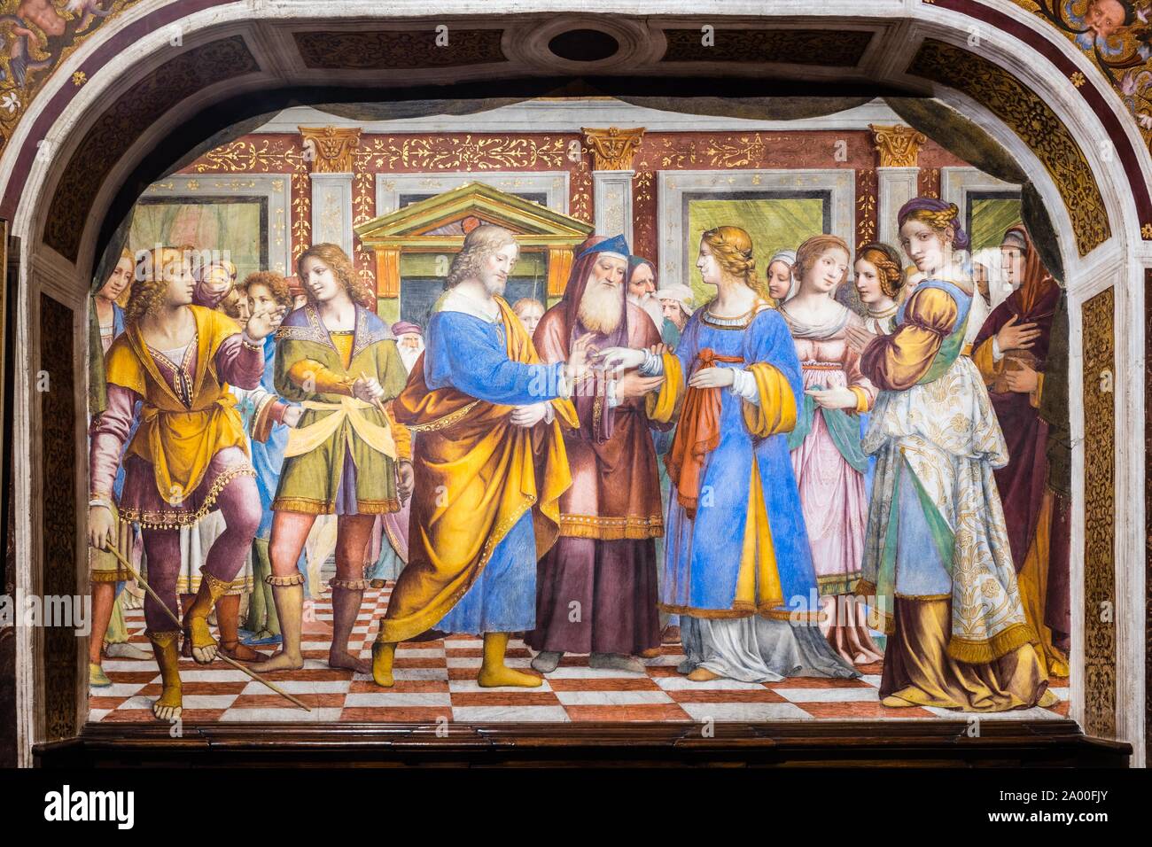 Fresque de la renaissance précoce Banque de photographies et d’images à ...