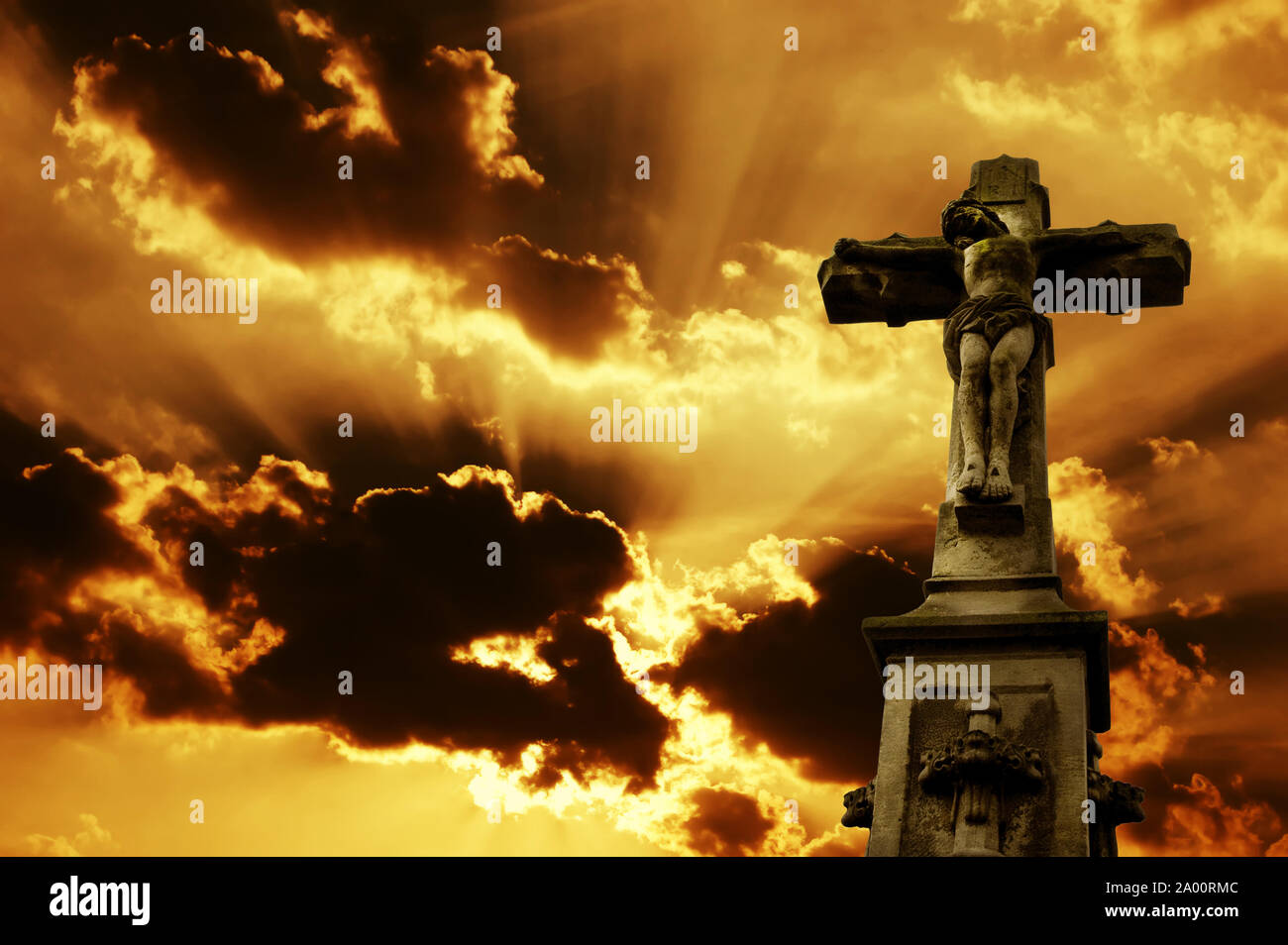 Jesus crucified Banque de photographies et d’images à haute résolution ...