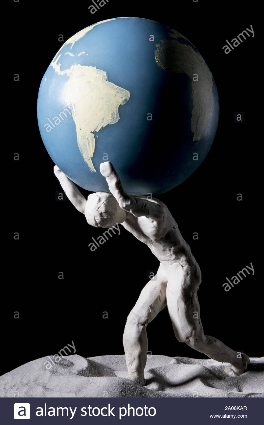 Greek God Atlas Banque d'image et photos - Alamy