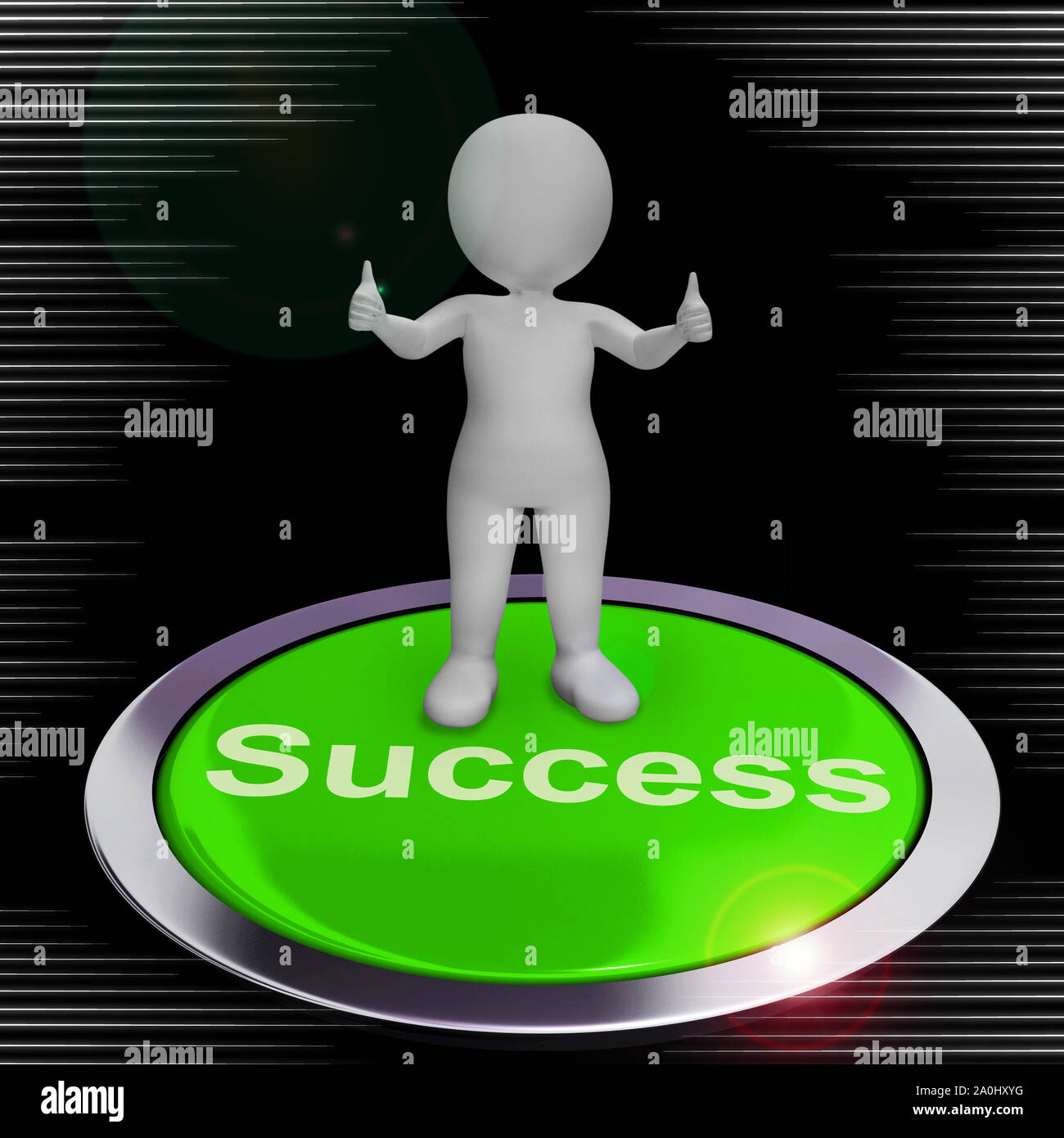 Concept réussite icône signifie victoire en affaires et en leadership ...