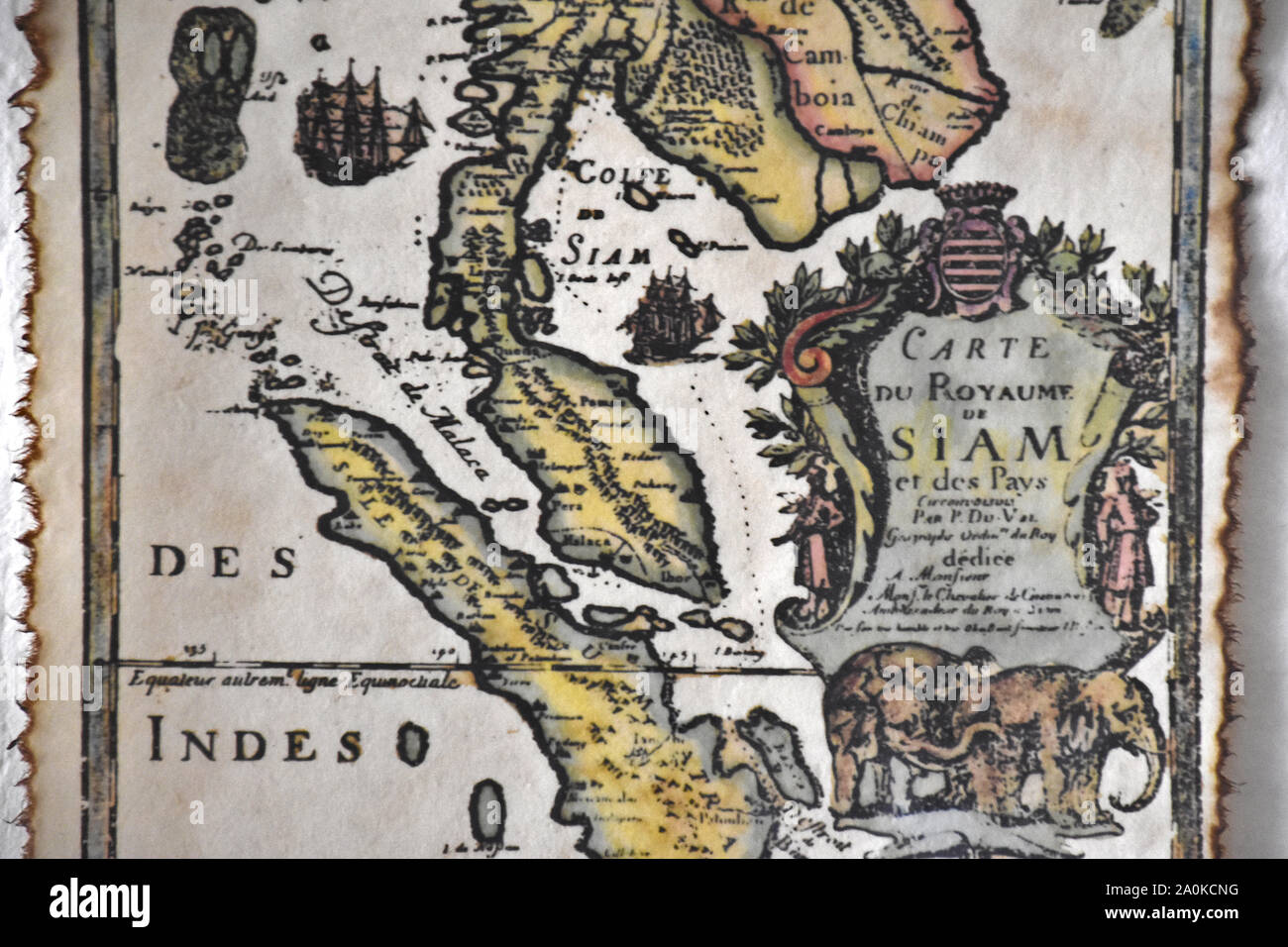 Siam map Banque de photographies et d’images à haute résolution - Alamy