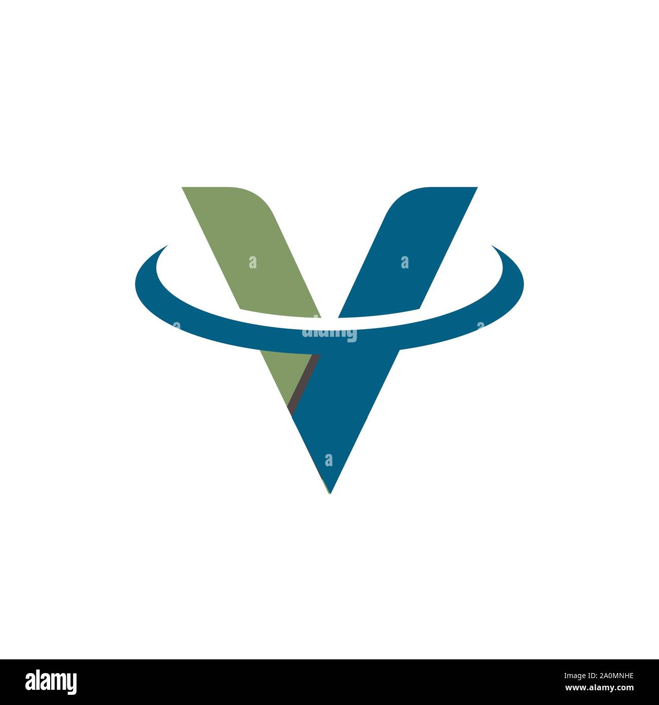 Logo vectoriel v Banque d'images détourées - Alamy