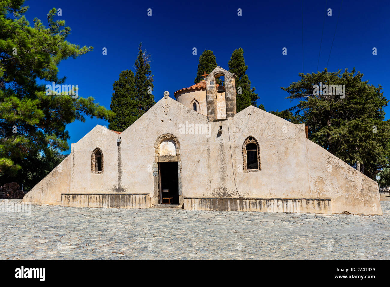 Byzantine church island crete Banque de photographies et d’images à ...