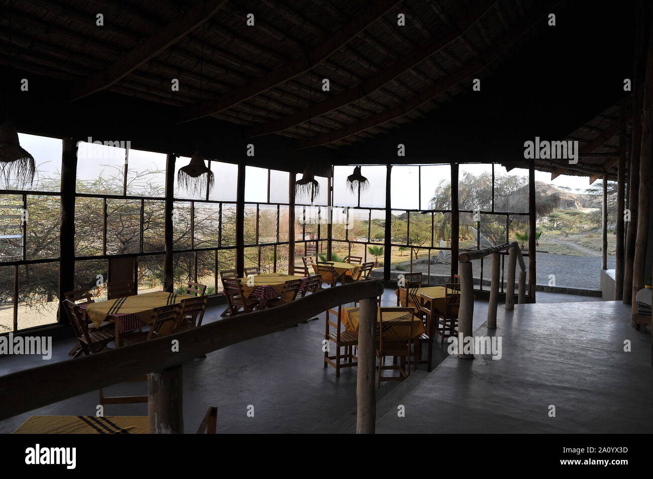 African theme bar restaurant Banque de photographies et d’images à ...