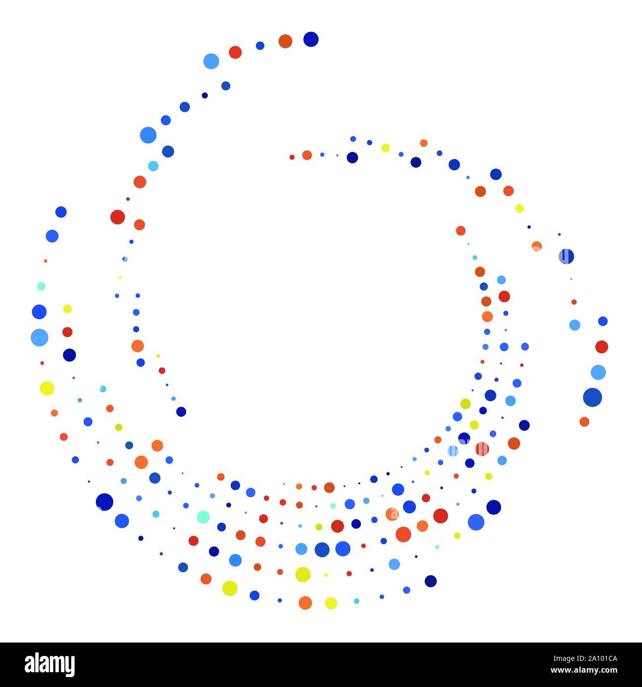 Points à points, aléatoire, demi-teinte de mouchetures cercle ...