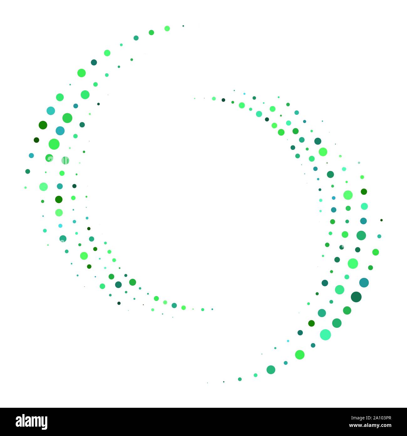 Points à points, aléatoire, demi-teinte de mouchetures cercle ...