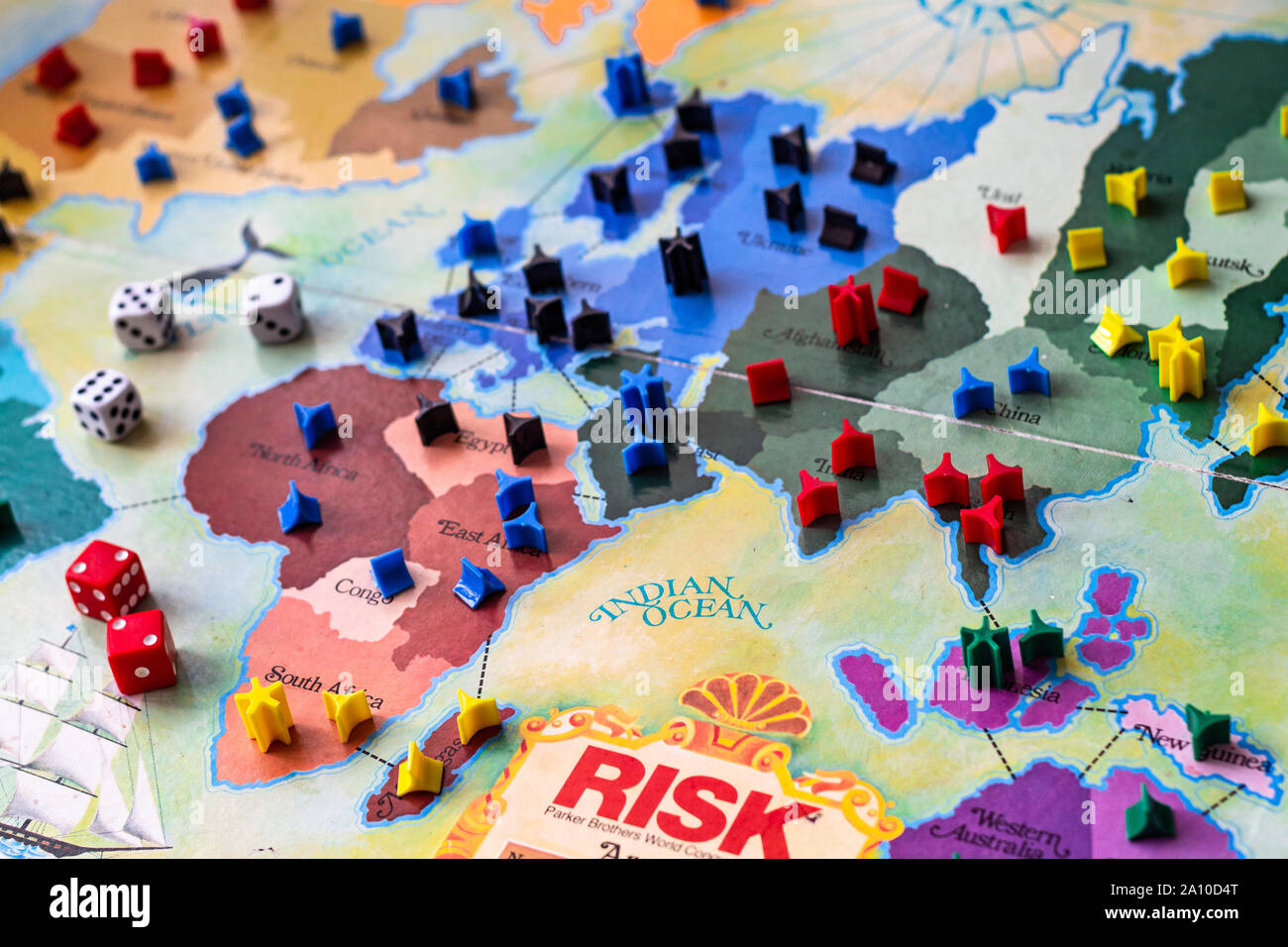 Risk board game Banque de photographies et d’images à haute résolution ...