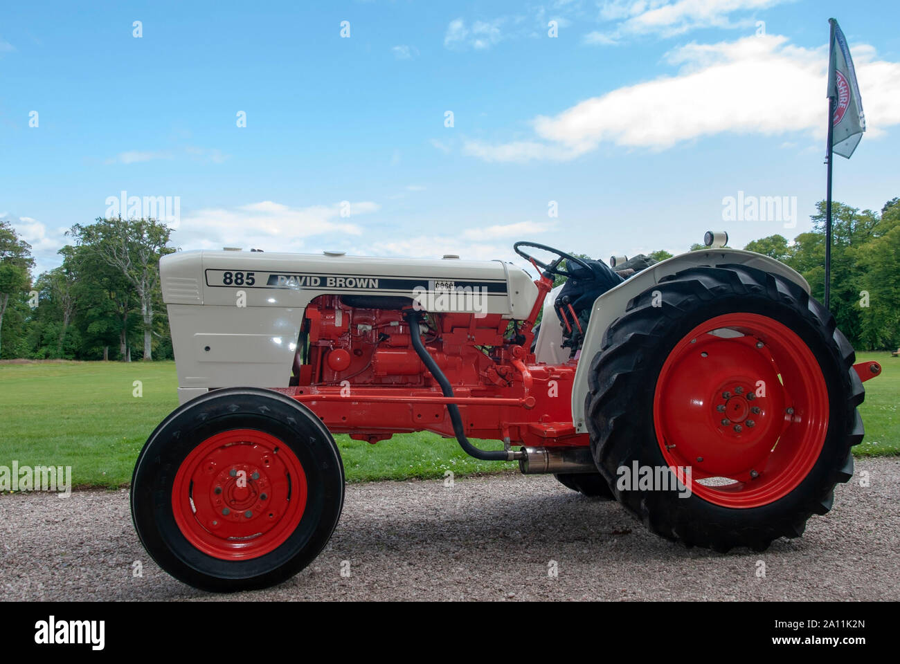 Vieux tracteur david brown Banque de photographies et d’images à haute résolution - Alamy