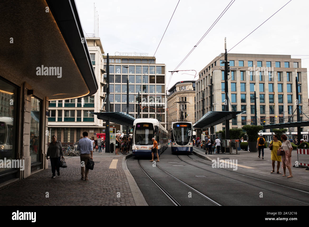 Transport tram geneva Banque de photographies et d’images à haute ...