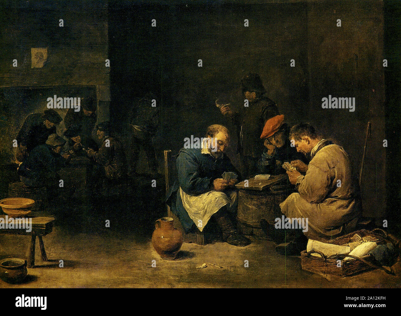 David teniers younger card players Banque de photographies et d’images ...