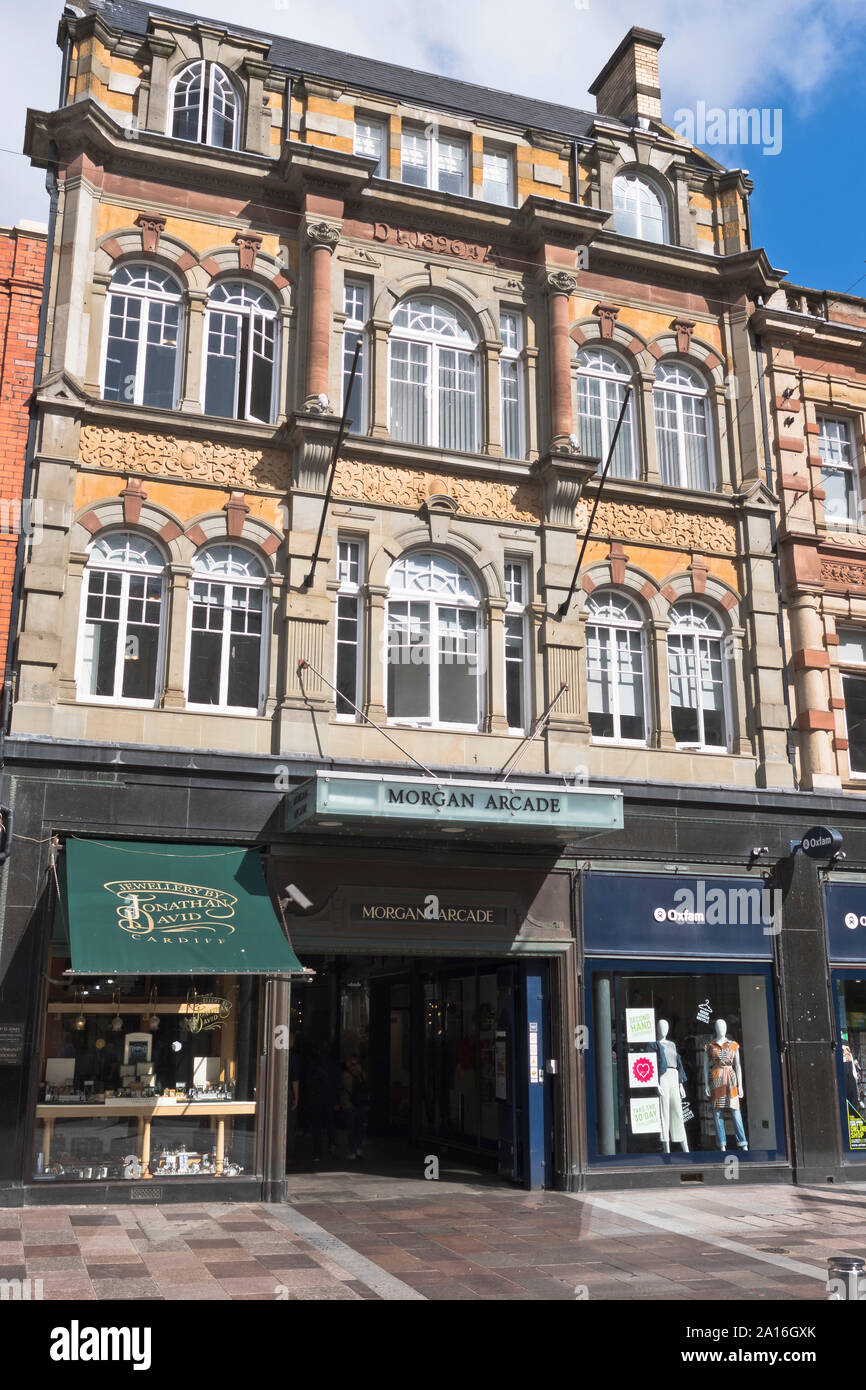 Cardiff arcade shopping Banque de photographies et d’images à haute ...