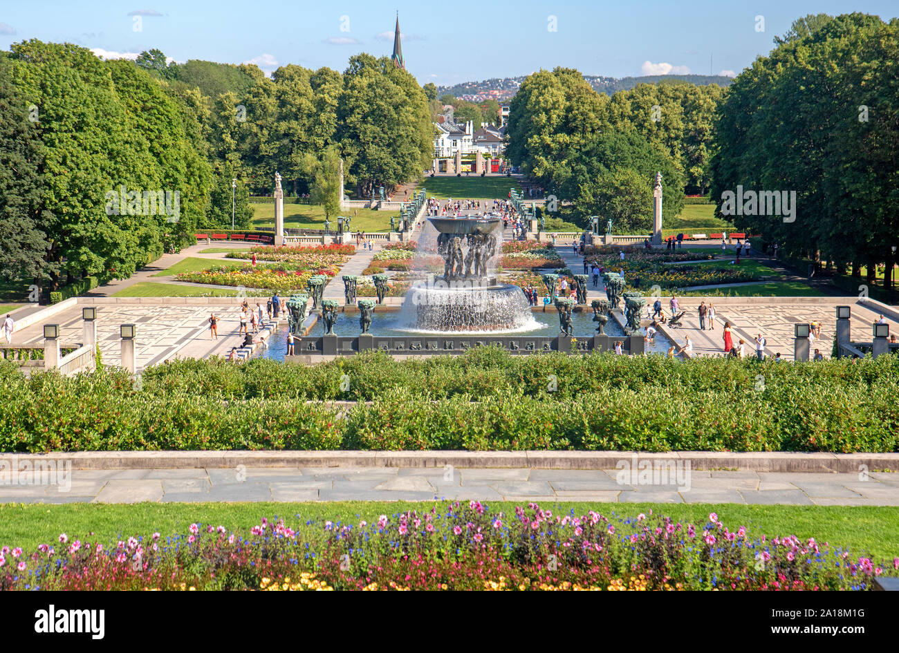 Frogner park frognerparken Banque de photographies et d’images à haute ...