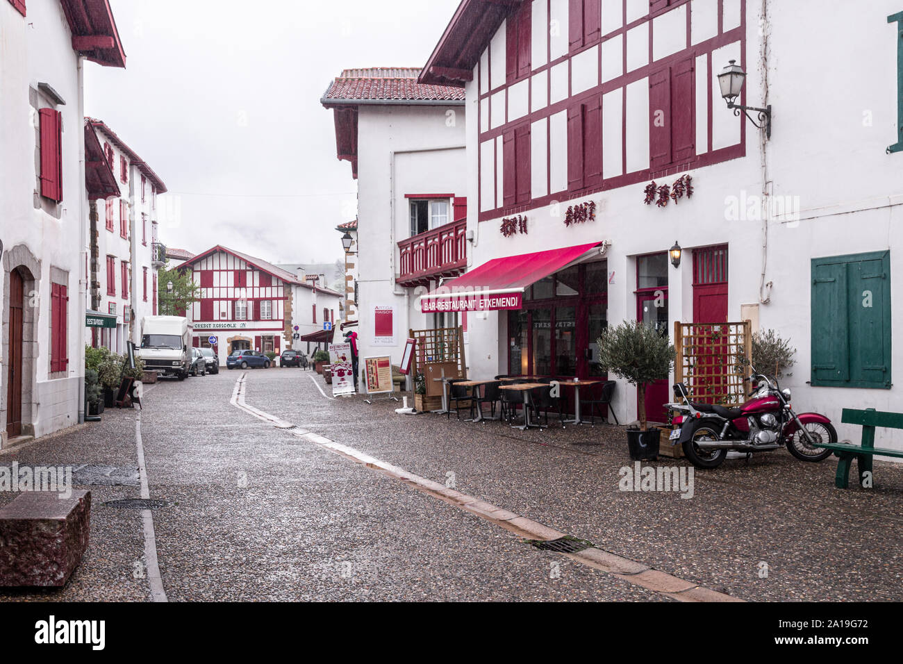 Village espelette in pays basque Banque de photographies et d’images à ...