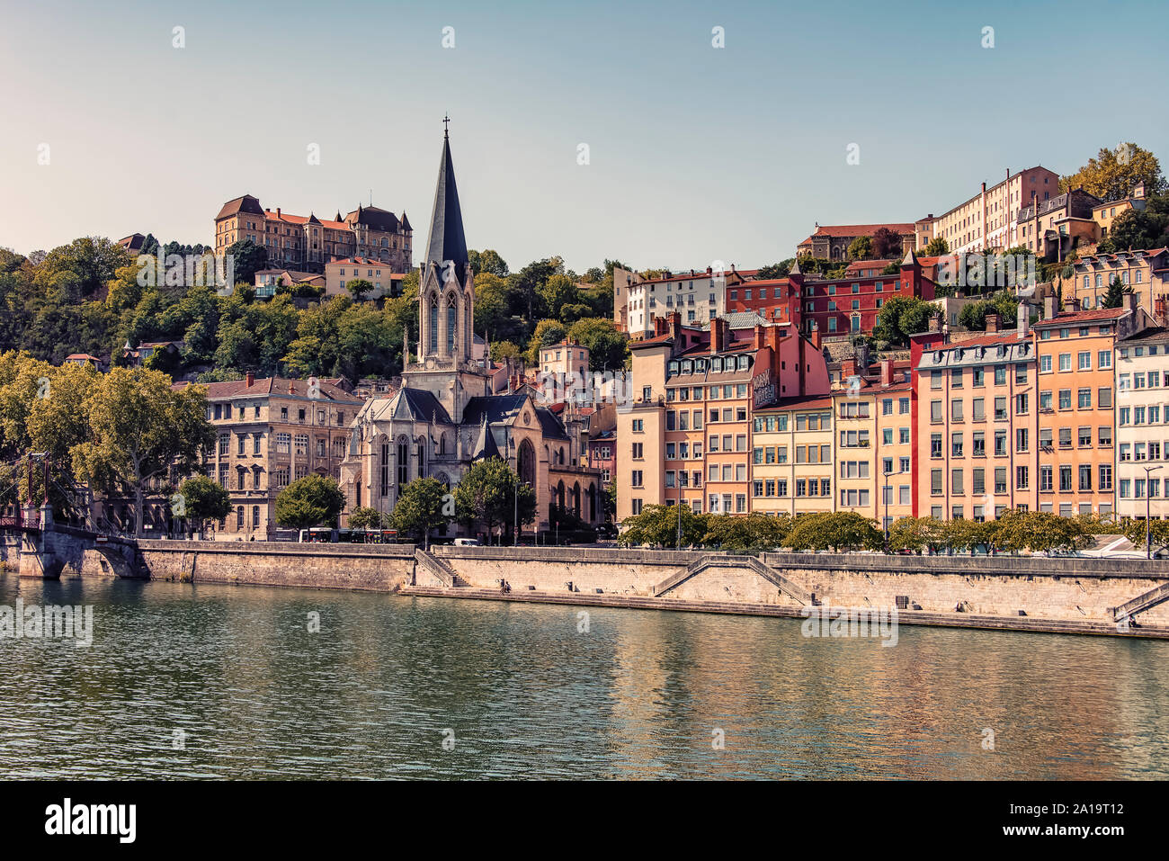 Vue Ancienne Lyon Banque d'image et photos - Alamy