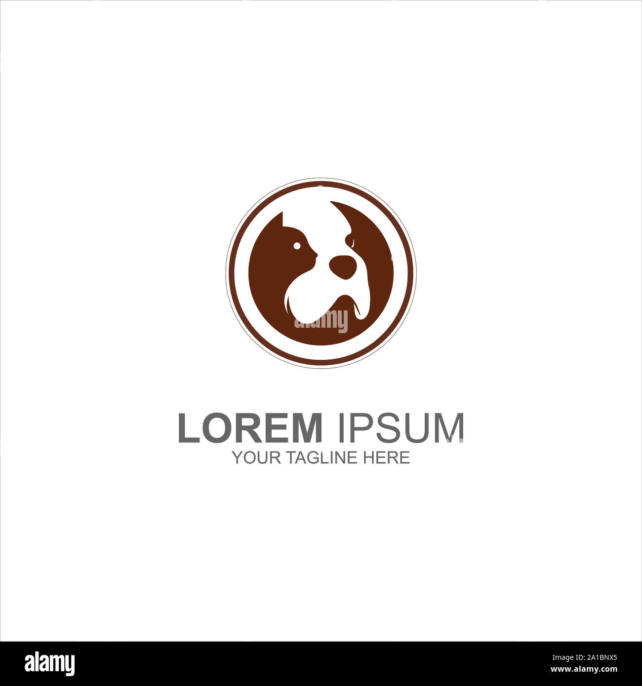 Canine de chiens logo Banque de photographies et d’images à haute ...