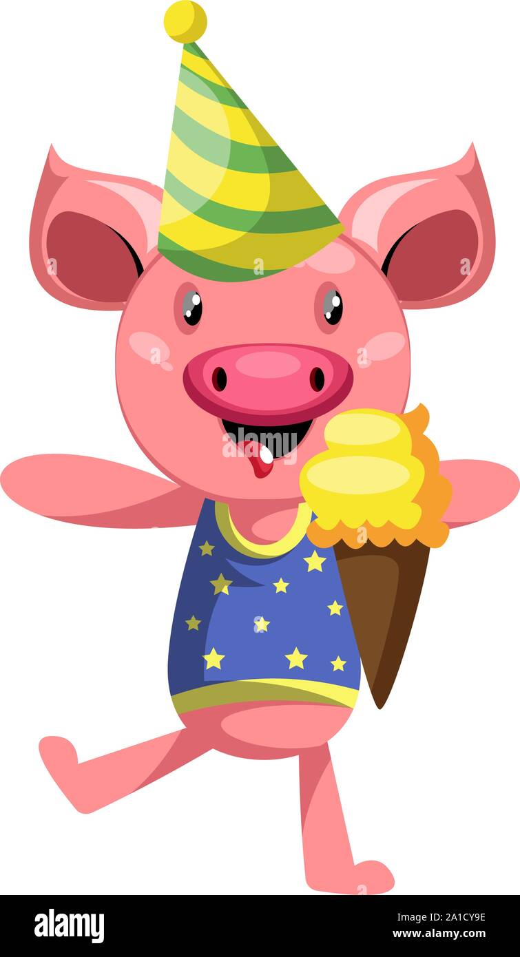 Cochon paresseux Banque d'images vectorielles - Alamy