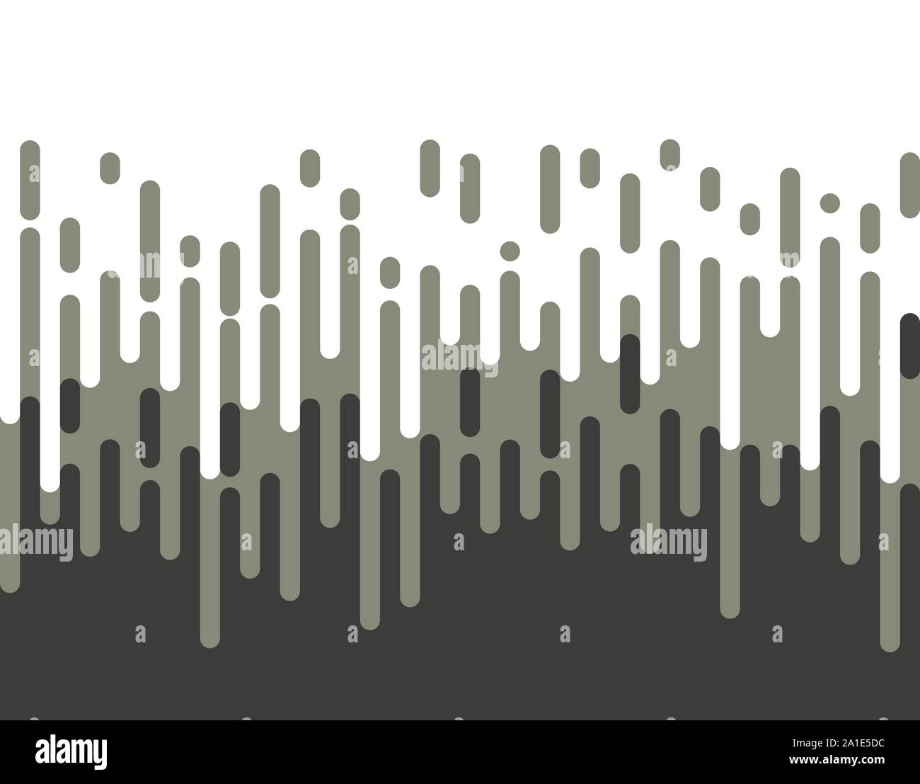 Transition de demi-teintes. Lignes arrondies irrégulières. Vector ...