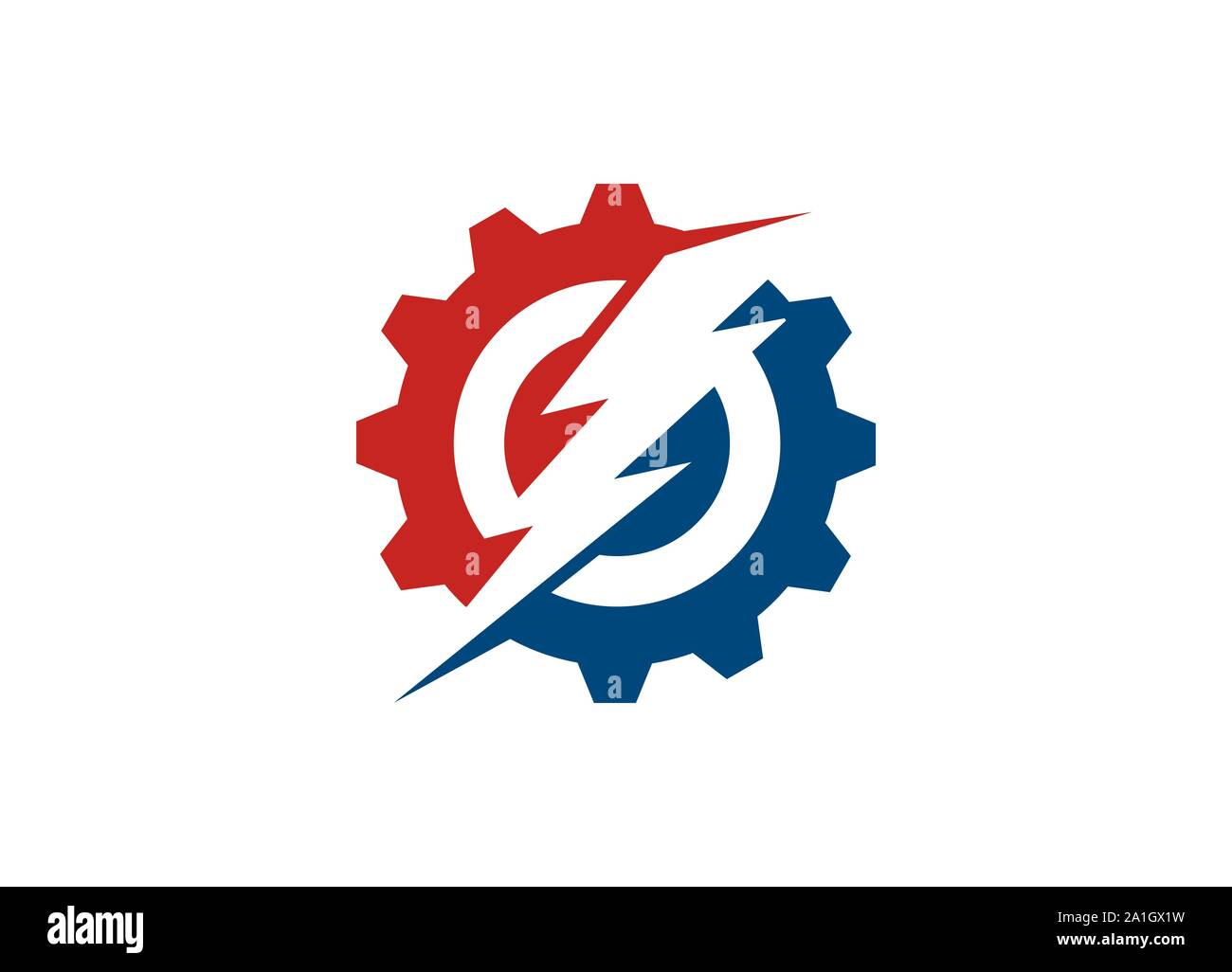 Vecteur électrique logo icône d'éclair et de symboles, de l'énergie et ...