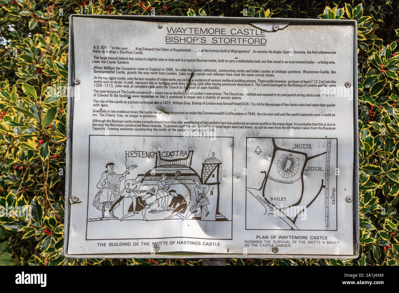 Waytemore castle mound Banque de photographies et d’images à haute ...