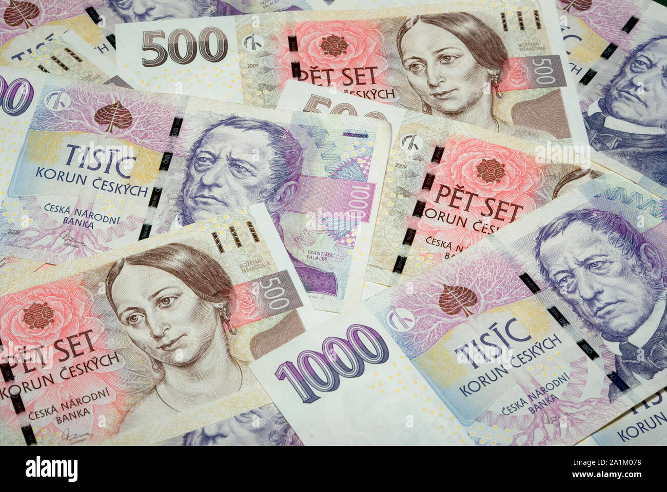 Czech koruna notes Banque de photographies et d’images à haute ...