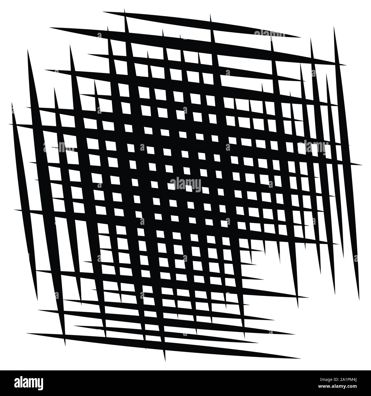 Inclinaison aléatoire, oblique, grille mêché. dynamique des lignes ...