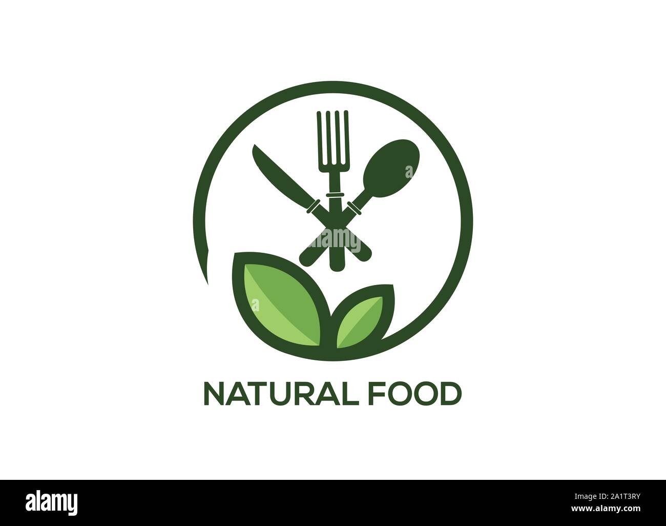 L'alimentation saine, les aliments biologiques Modèle Logo logo design ...