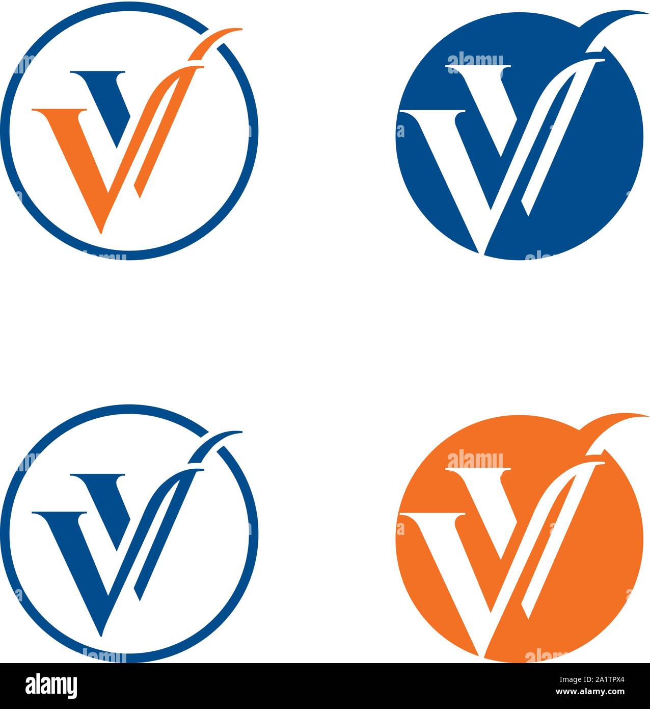 Lettre V Lettre V, logo, texte logo design Image Vectorielle Stock - Alamy