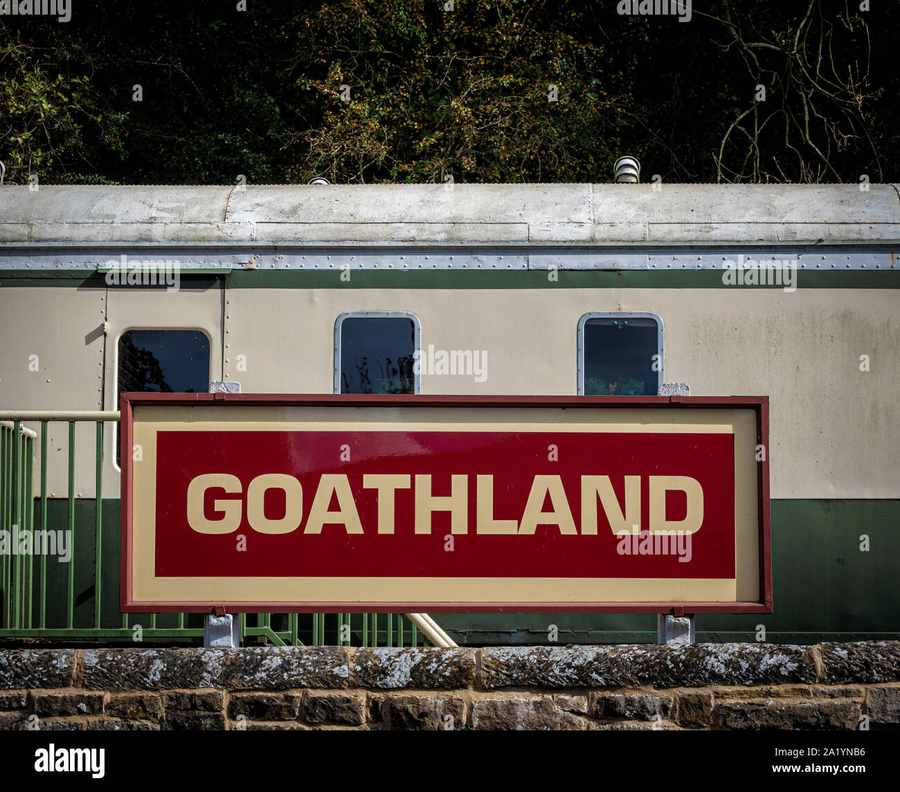 Goathland station sign Banque de photographies et d’images à haute ...
