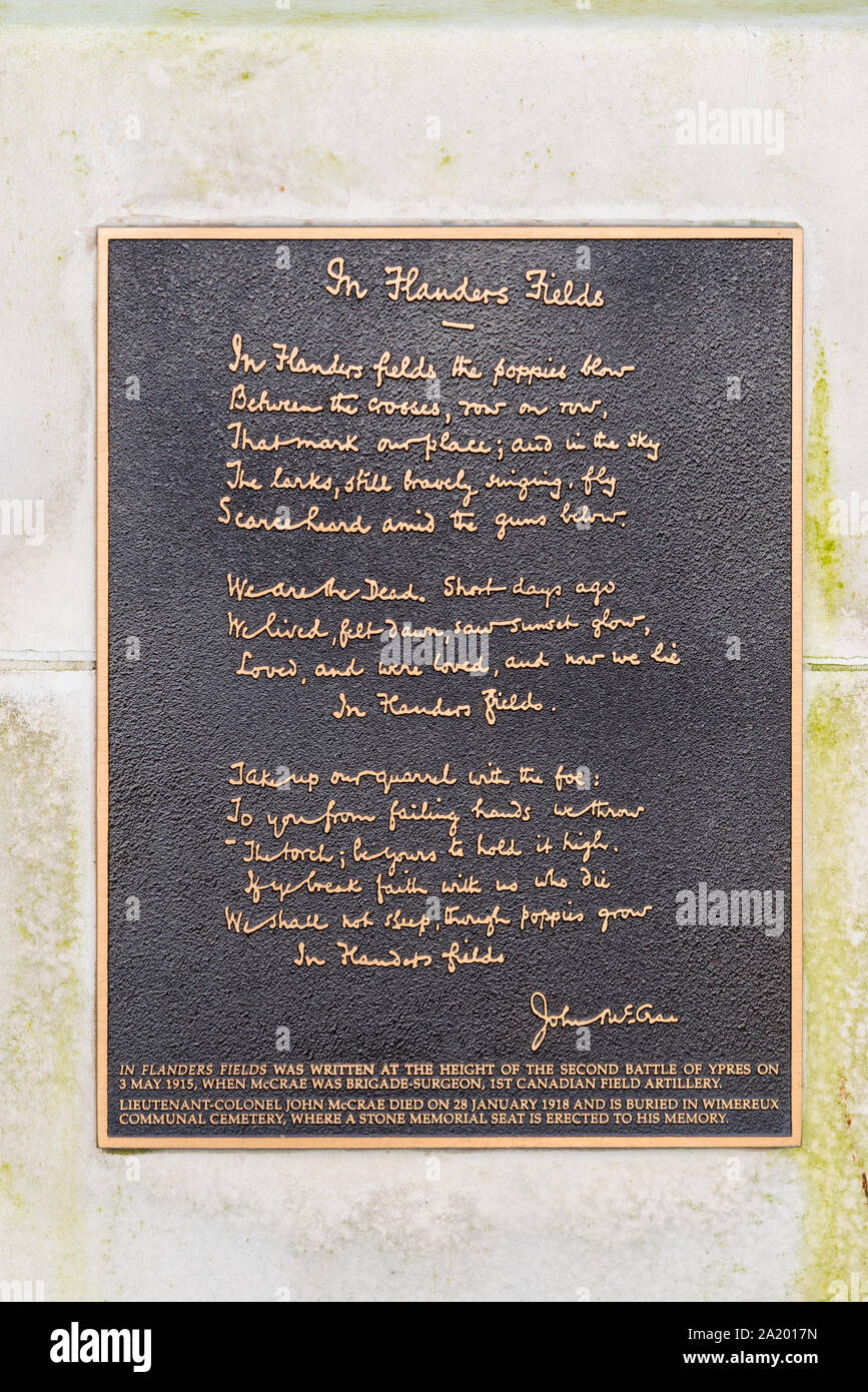 John mccrae Banque de photographies et d’images à haute résolution - Alamy