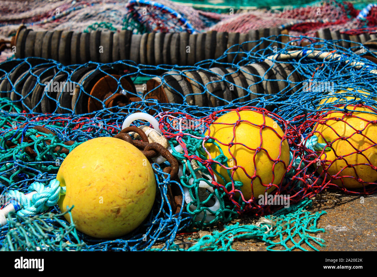 Filets bleus Banque de photographies et d’images à haute résolution - Alamy