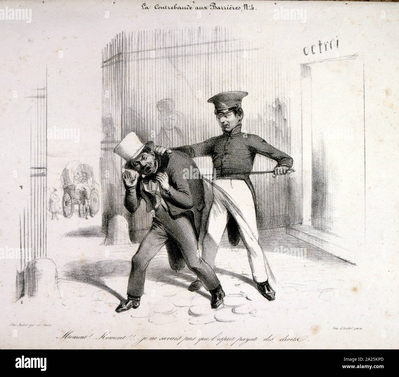 Arrestation par la police 19ème siecle Banque de photographies et d ...