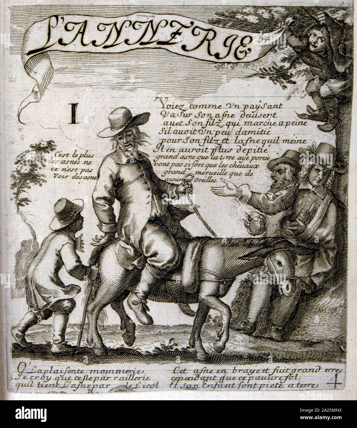 édition du xviieme siècle fables jean de la fontaine Banque de ...