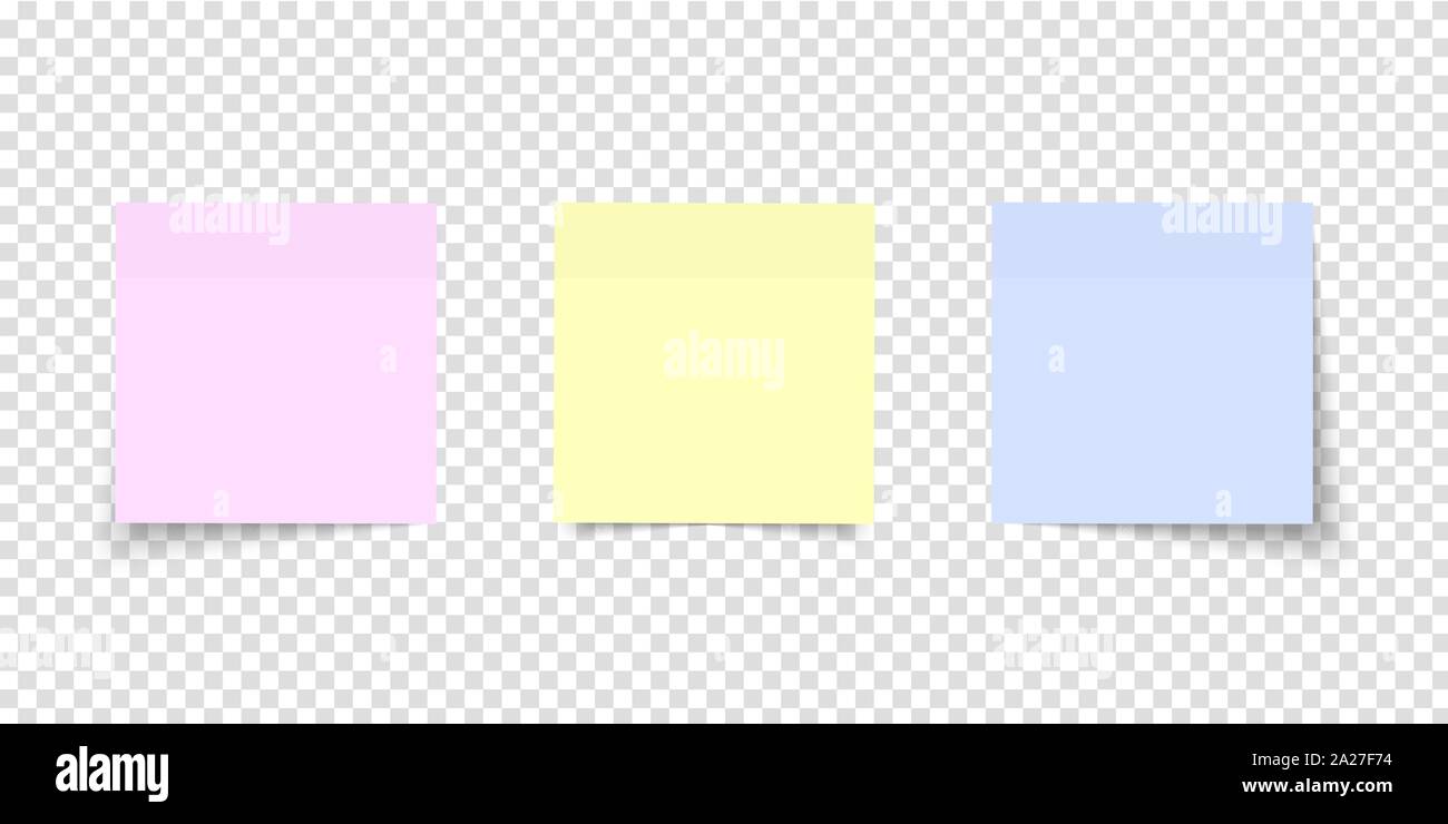 Publier une note. Papier autocollant. Différentes couleurs de feuilles ...