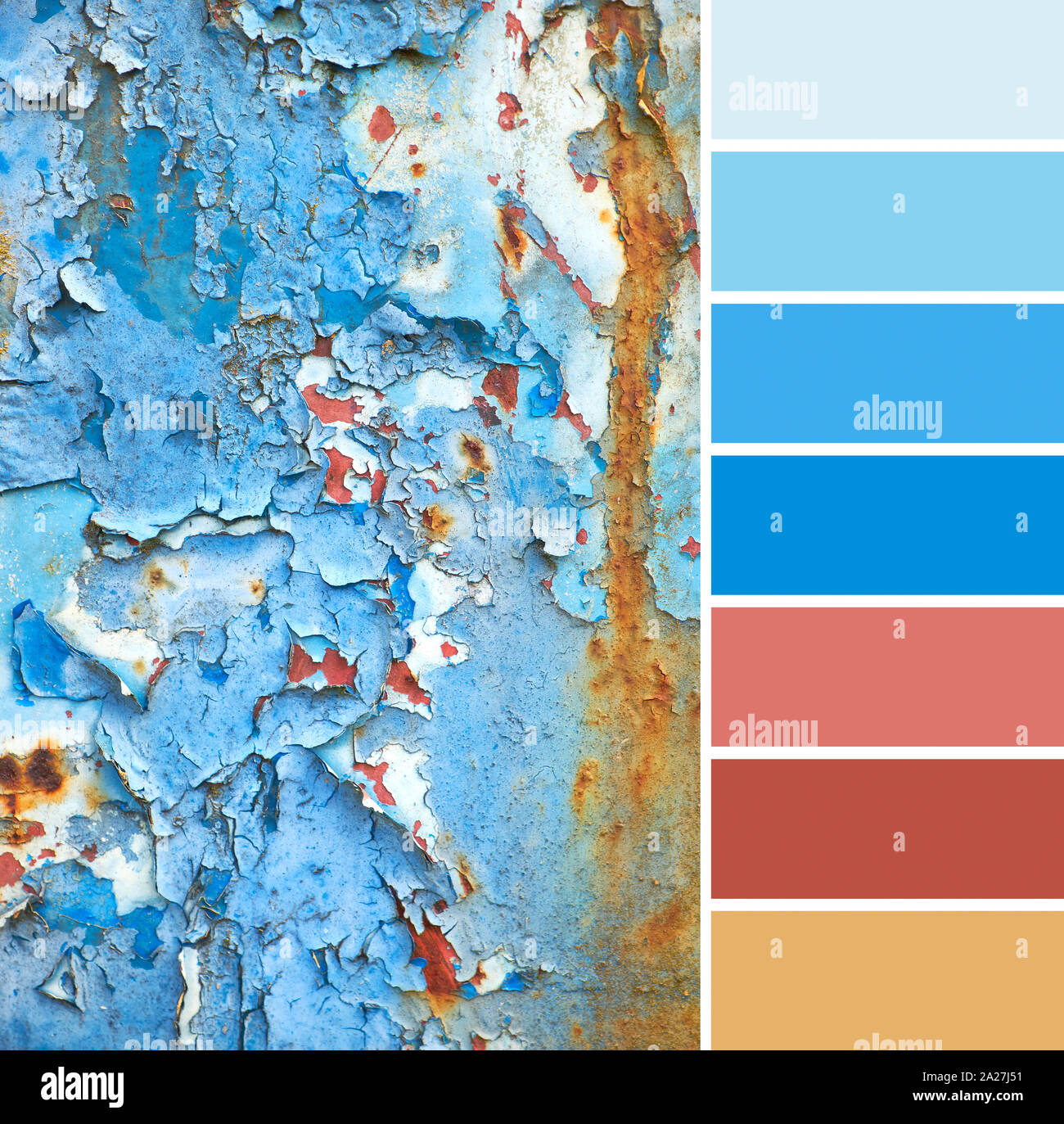 Color chart wallpaper Banque de photographies et d’images à haute ...