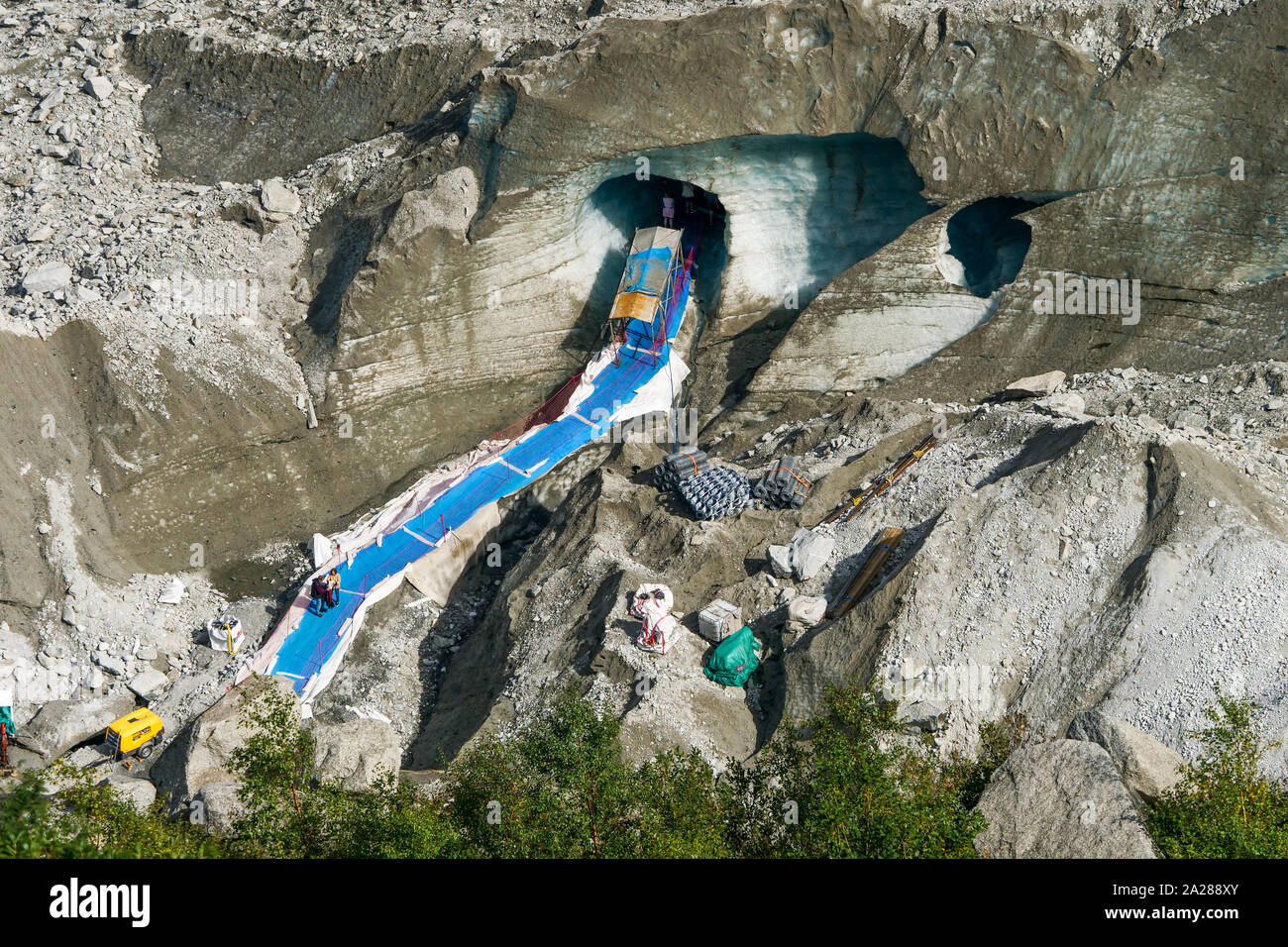 Grotte de la mer de glace Banque de photographies et d’images à haute ...