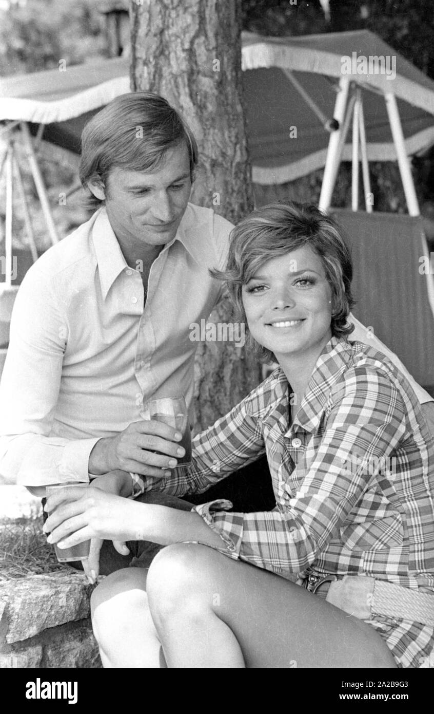L'actrice allemande Uschi Glas et partenaire de vie comptez Max von ...