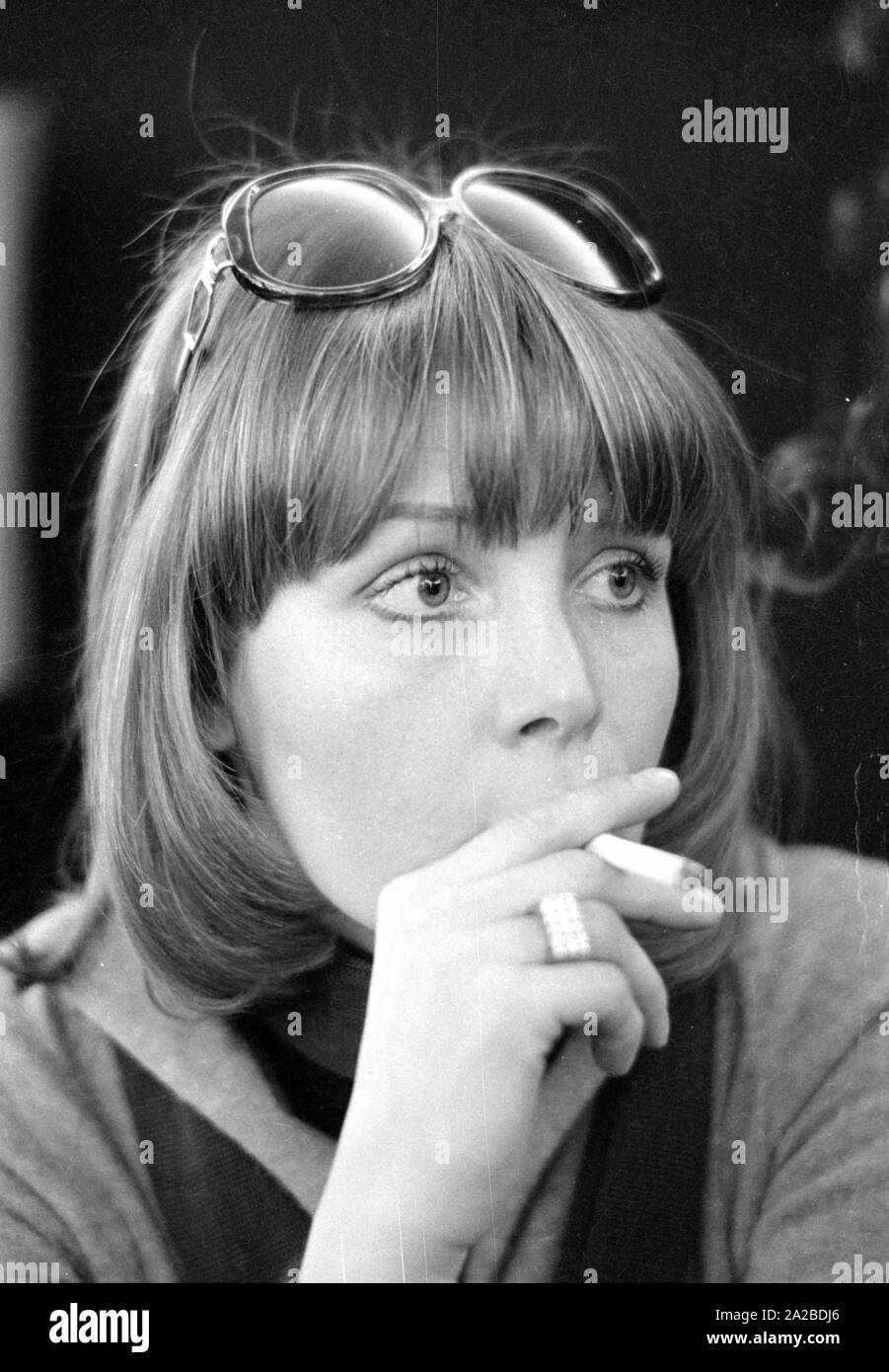 Séance photo avec l'actrice autrichienne Christine Schuberth dans un ...
