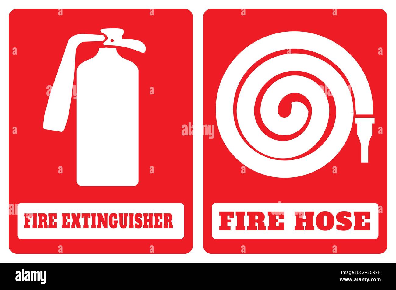 Fire extinguisher symbol Banque de photographies et d’images à haute ...