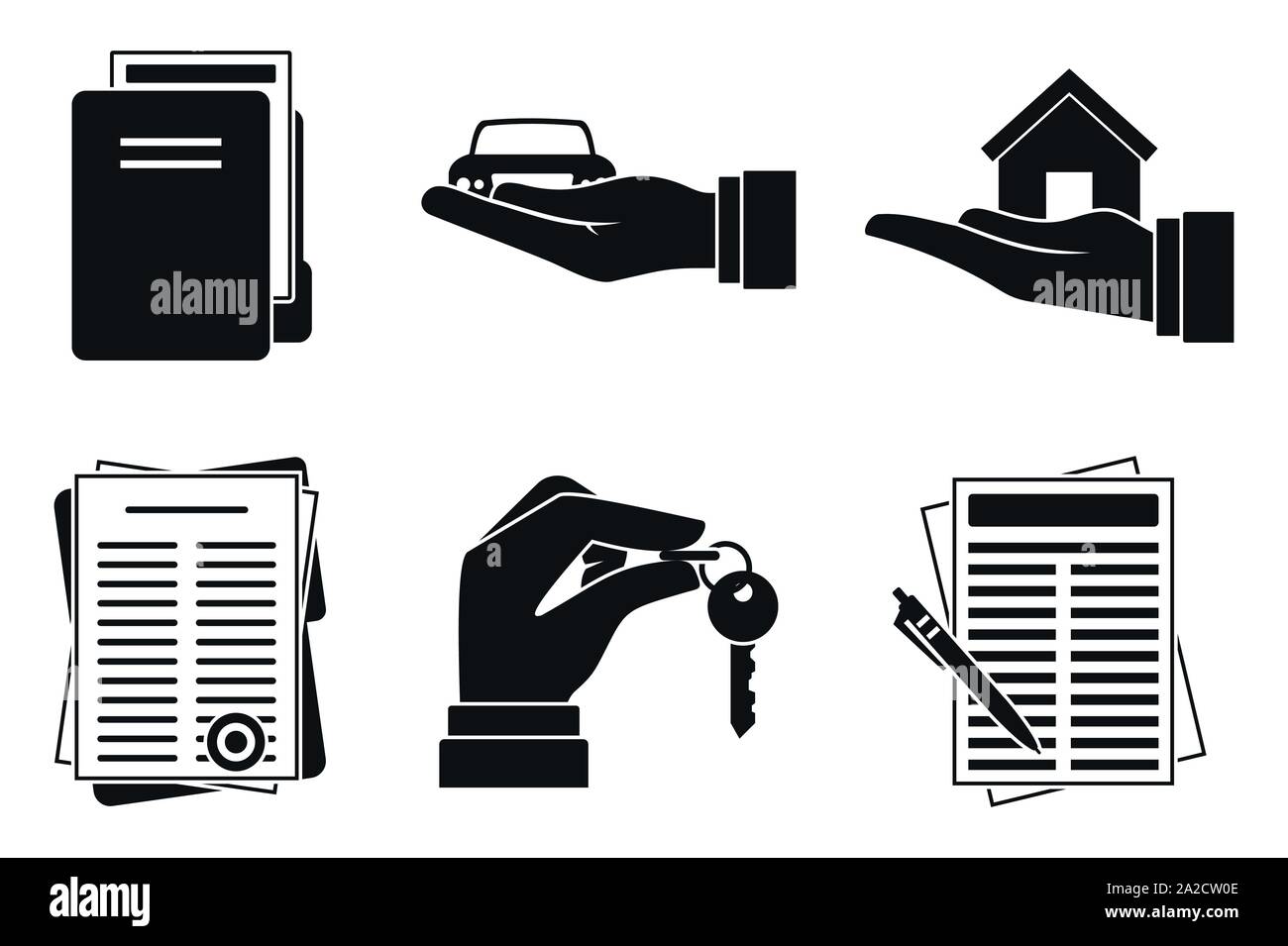 Contrat De Bail Banque d'images vectorielles - Alamy