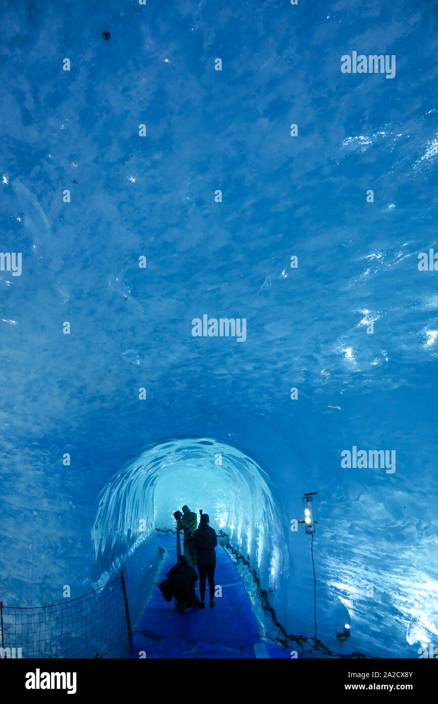 Grotte de la mer de glace Banque de photographies et d’images à haute ...